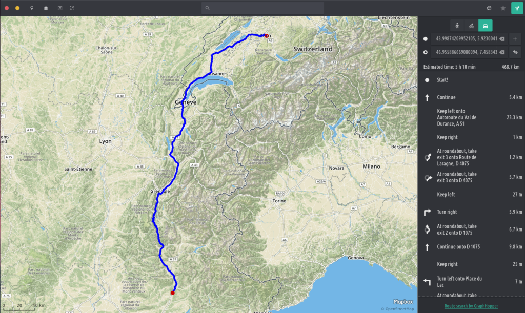 Gnome Maps – TROM-Jaro